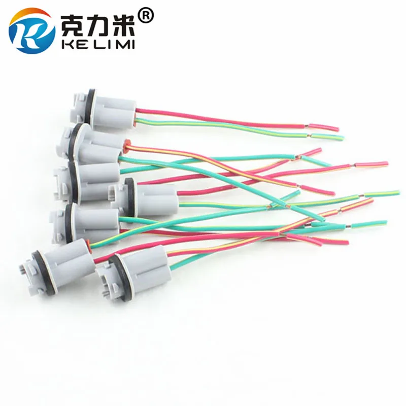 KE-LI-MI-50-Pcs-T15-T10-194-W5W-Wedge-LED-Lampholder-Adapter-Connecter ...