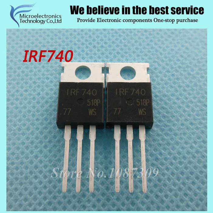 Aliexpress.com : Buy 10pcs free shipping IRF740 IRF740PBF MOSFET N Chan ...