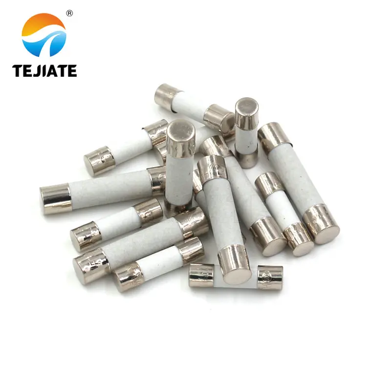 10pcs Ceramic Fuse 5mm x 20mm 5X20 6x30 T1A 2A 3A 3.15A 4A 5A 6A 6.3A 8A 10A 15A 20A 30A 250V ...