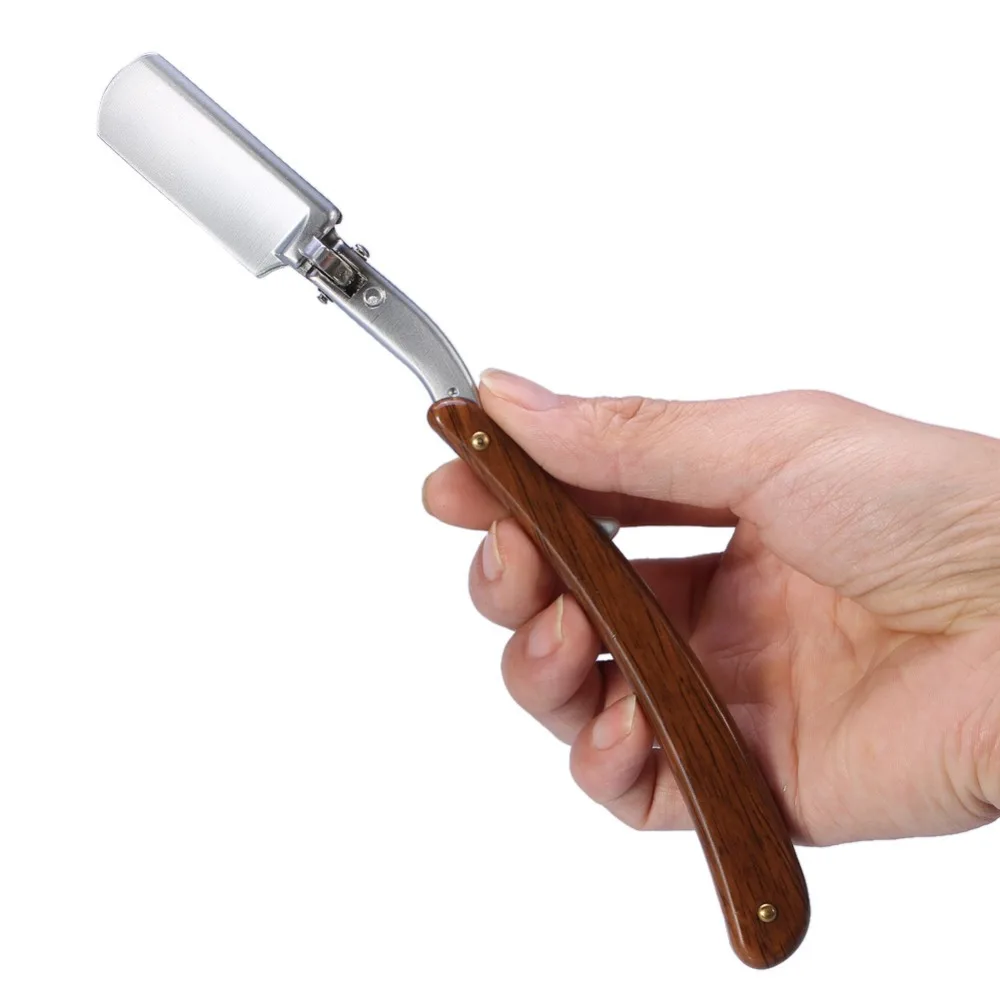 Zinc Alloy Barber Straight Razor Shaving Handle Folding Shaving Knife ...