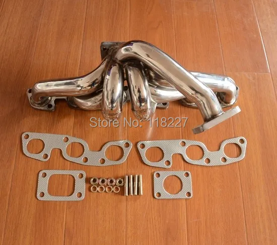 t3 TURBO MANIFOLD EXHAUST FOR 89 02 NISSAN SKYLINE GT R/GTR BN R32/R33 ...