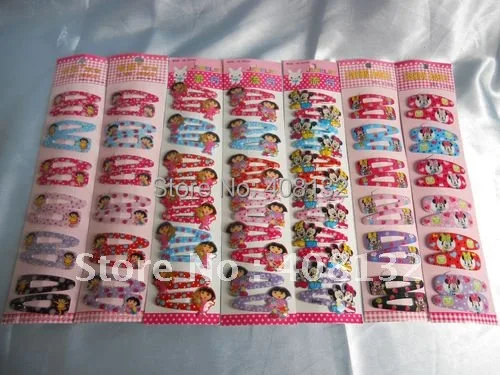 Wholesale Lots ~ Character Dora & Mickey Hair Clip (10 Packet/60 Pair ...