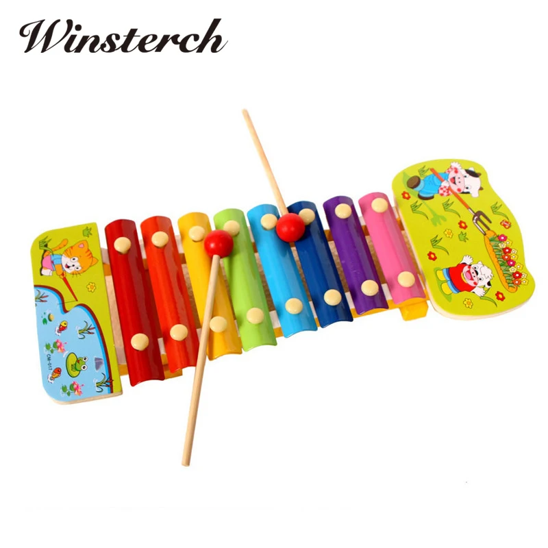 Baby Cartoon Serinette Musical Instrument Caterpillar Puzzle Drag Hand ...