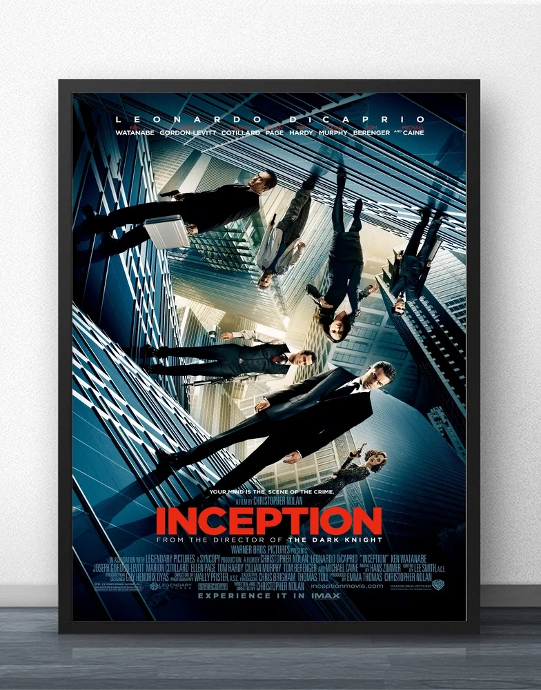 Inception Movie Wall Art Wall Decor Silk Prints Art Poster Paintings ...