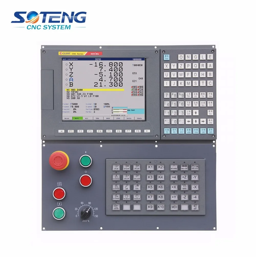 Buy 104 Inch Real Color Lcd Displayer Powerful Cnc Controller 3 Axis With Dsp