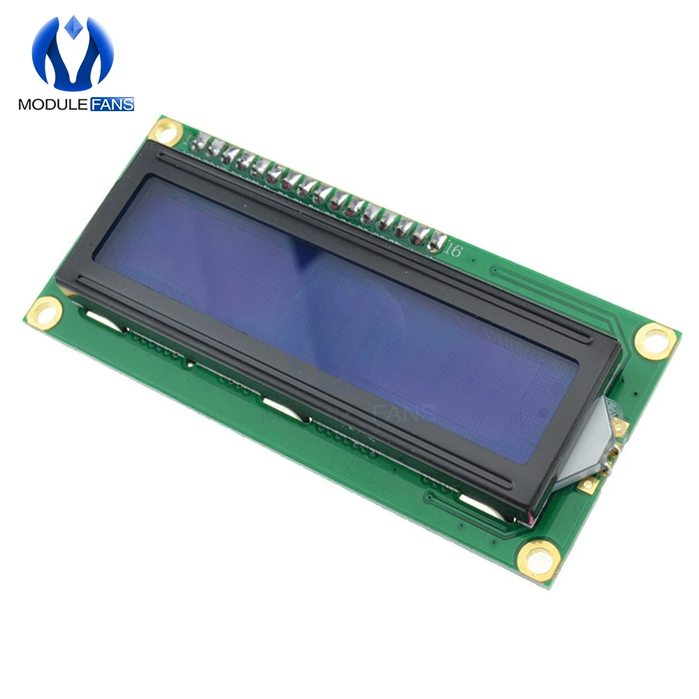 Blue Display Iic/i2c/twi/spi Serial Interface 1602 16 X 2 16x2 ...