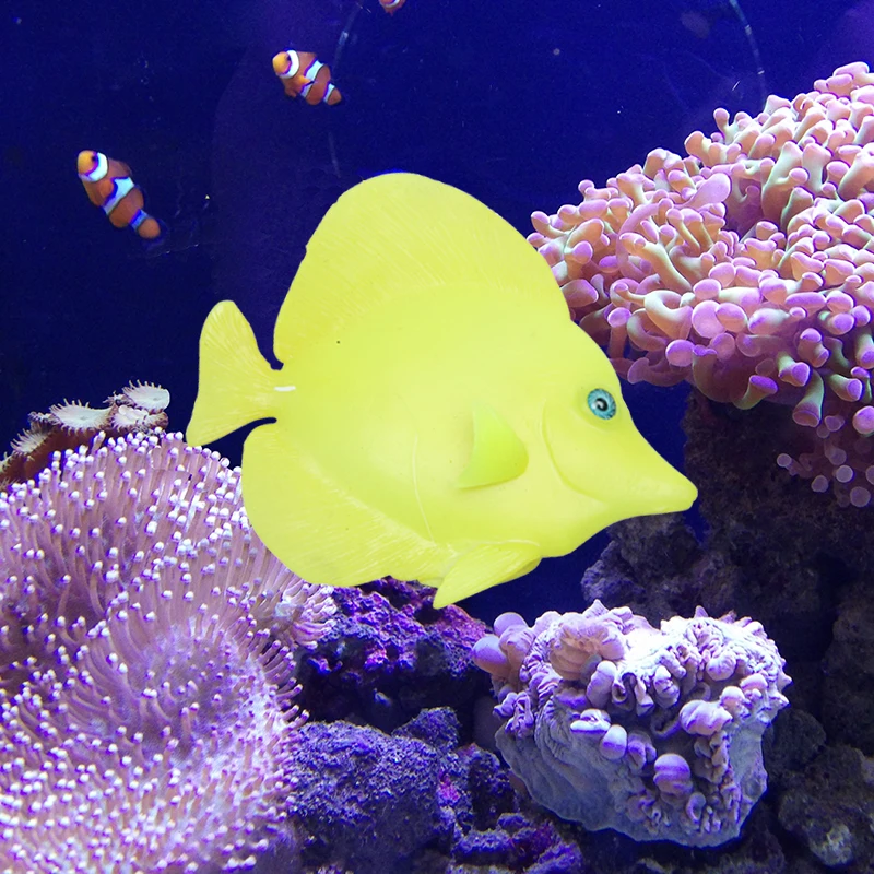 Arrivel Fish tank decorative super cute simulation of tropical Night ...