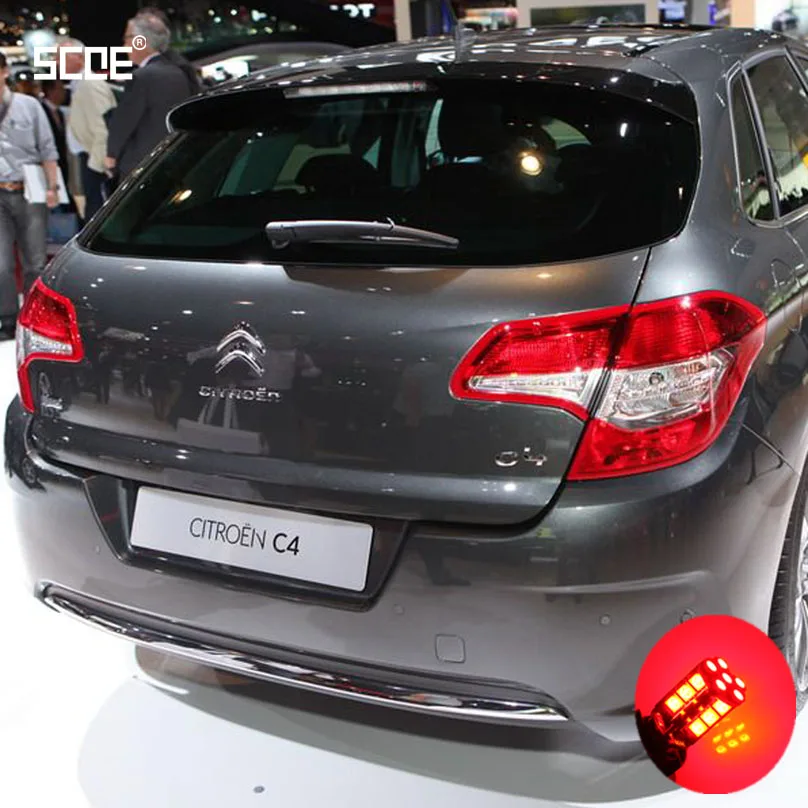 For-Citroen-C4-Coupe-LA-SCOE-New-2X-60SMD-LED-Brake-Stop-Parking-Rear ...