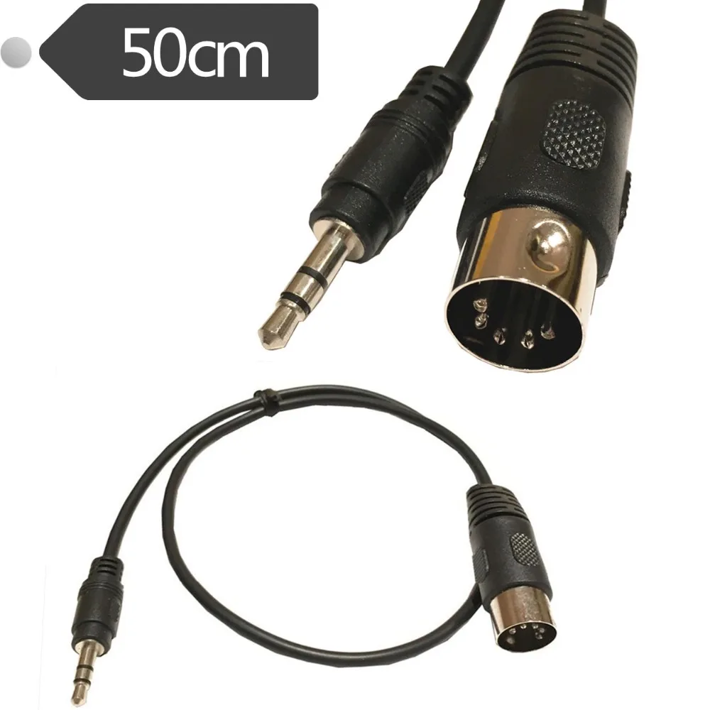 NEW 5 Pin Din Plug To 3.5mm Stereo Jack Plug Audio Cable FREE shipping ...