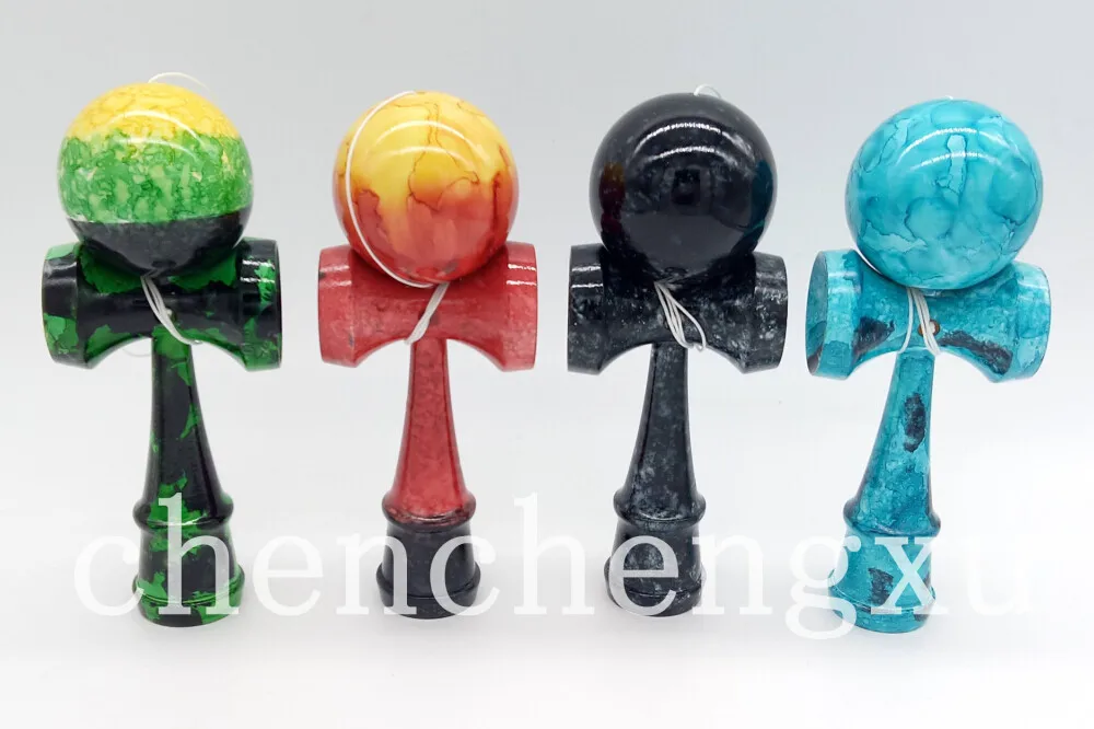 Promo Offer 2016 New Style Full Marble Paint Kendama Adult Toys Puzzle ...