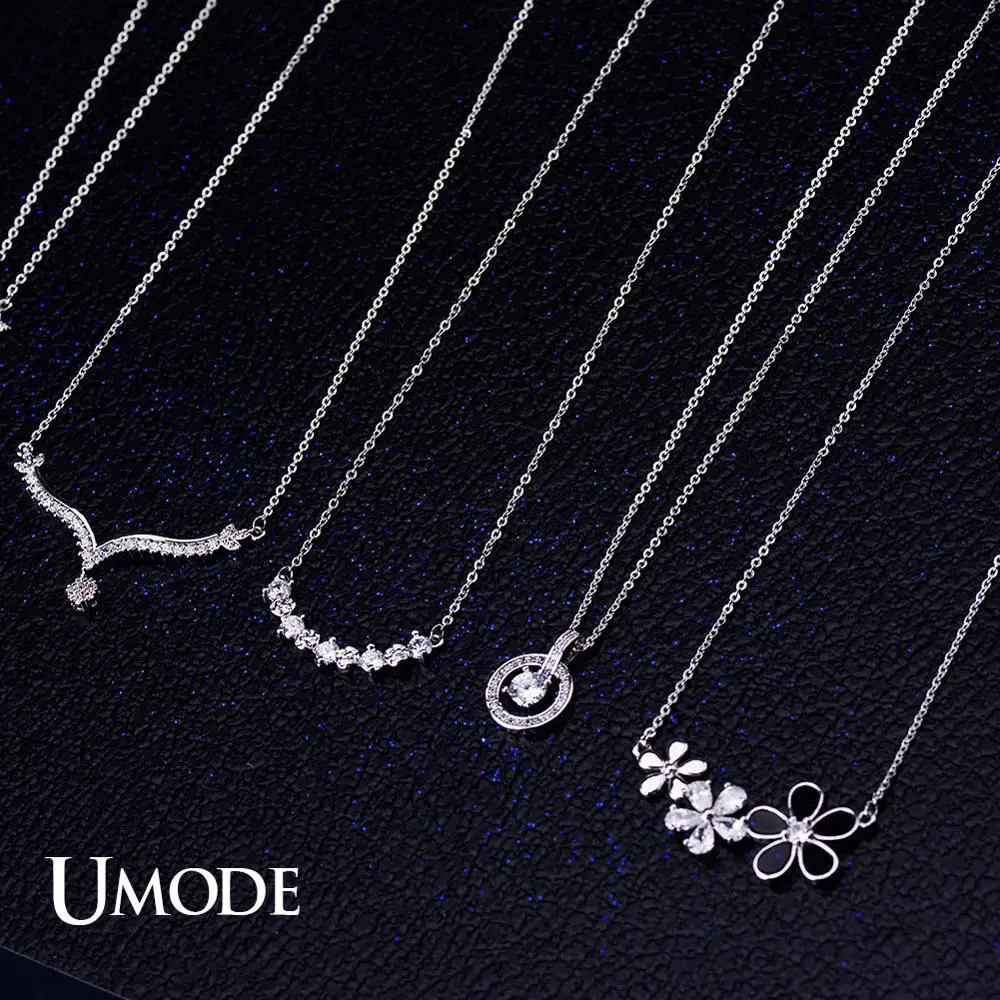 Umode Necklaces Pendants | Umode Crystal Necklaces | Necklace Wedding ...