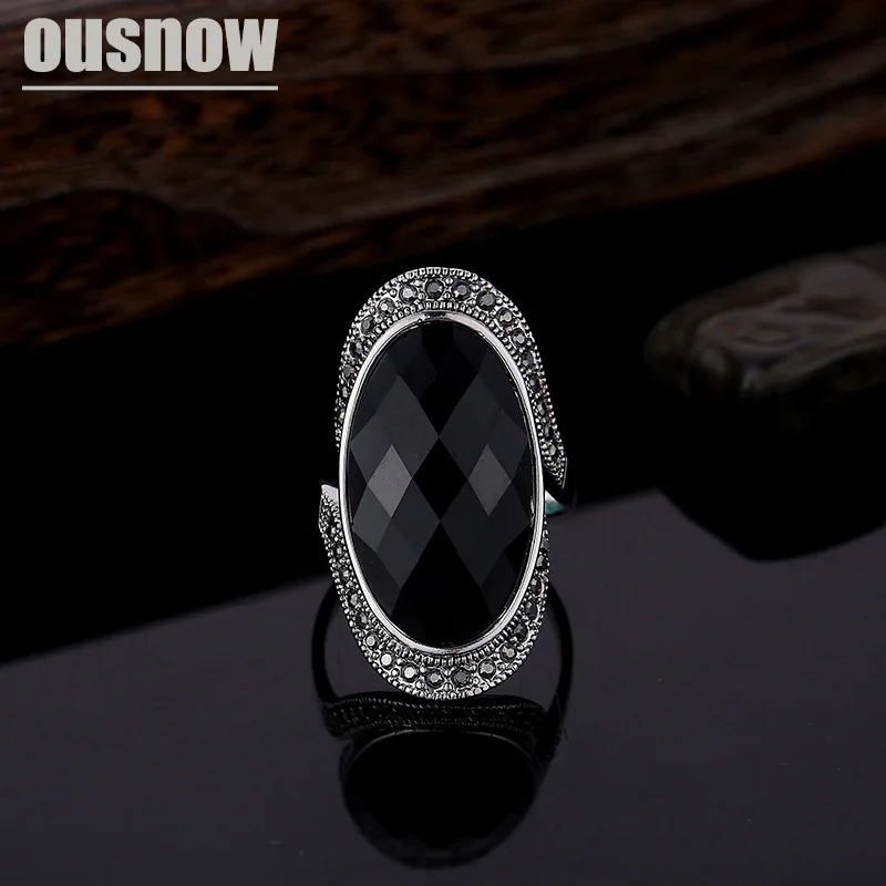 Top new simple zircon fashion forefinger ring 925 silver compatible ...