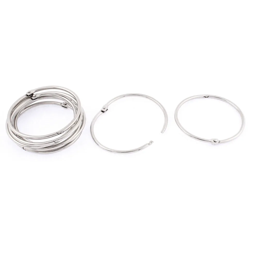 Book Office Loose Leaf Binder Rings 75mm Inner Dia 8Pcs| | - AliExpress