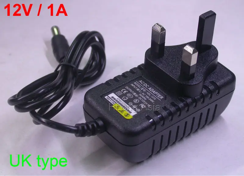 UK-plug-type-Power-adapter-for-CCTV-cameras-AC100-240V-input-DC12V-1A ...