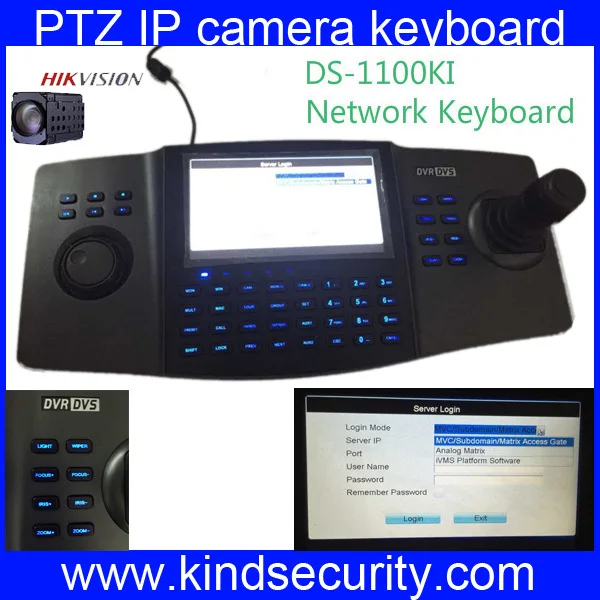 Original Hikvision Touch Screen Cctv Dvr Menu Control Ptz Camera ...