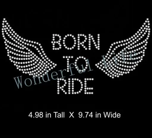 Free-Shipping-Rhinestone-Transfer-Template-Pattern-Stencil-Born-to-Ride.jpg
