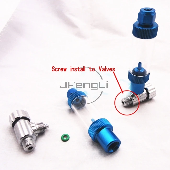 JFENGLI Precise CO2 Regulator Valve with Check Valve and Bubble Counter ...