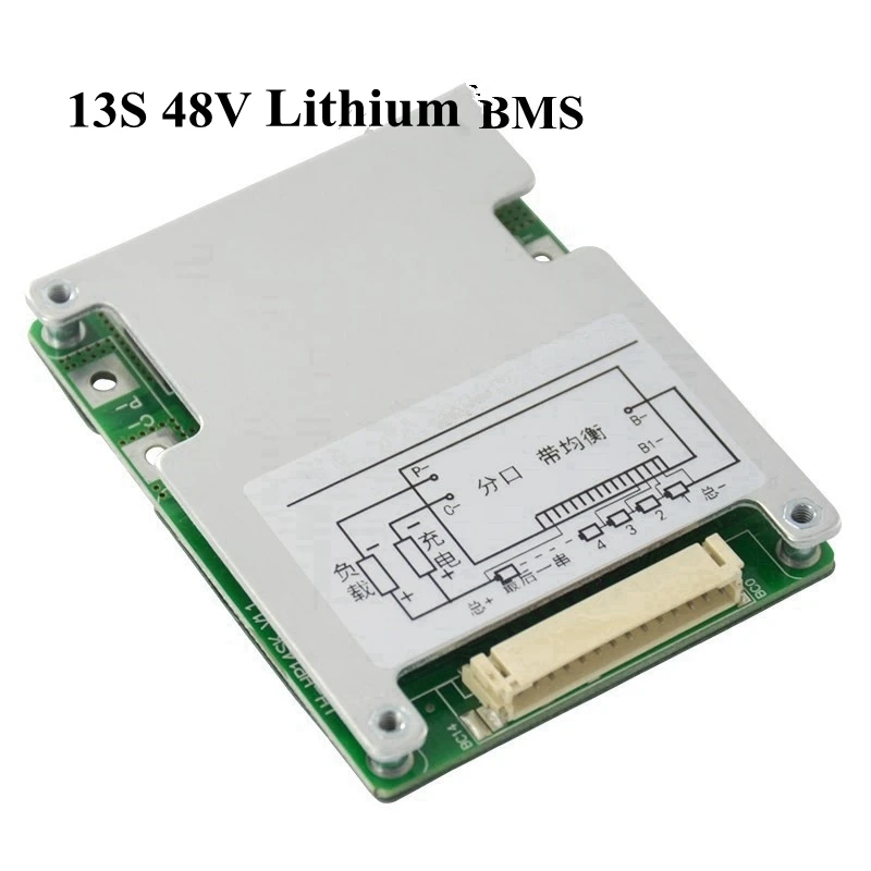 Bms 13s 48v 25A Bms Li ion Lithium Battery Bms 13S Polymer Battery ...
