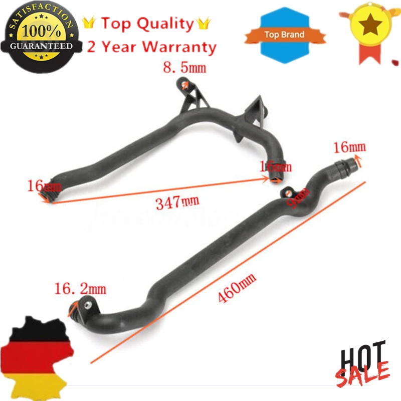 AP03-New-2-pcs-WATER-ENGINE-HEATER-INLET-COOLANT-PIPE-Set-11531705210 ...