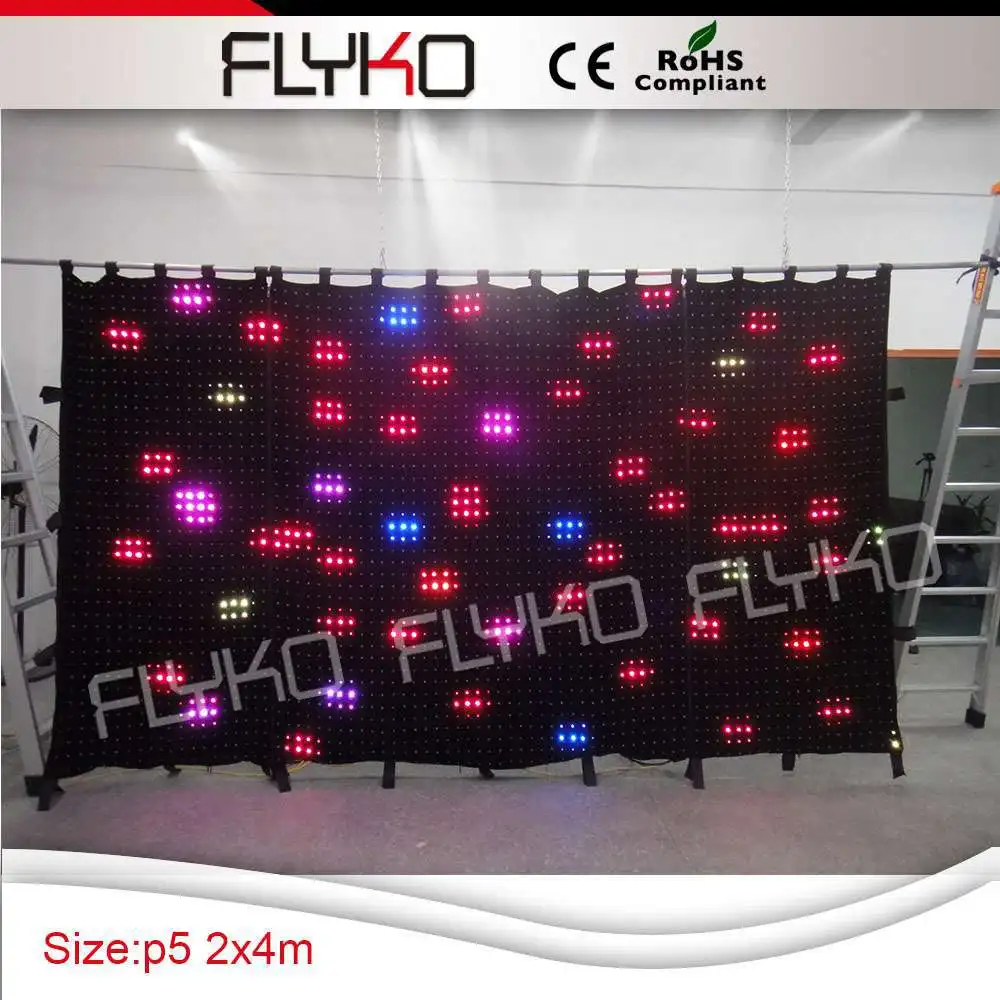Aliexpress.com : Buy Free shipping p50mm 4x2m Led video curtain led ...