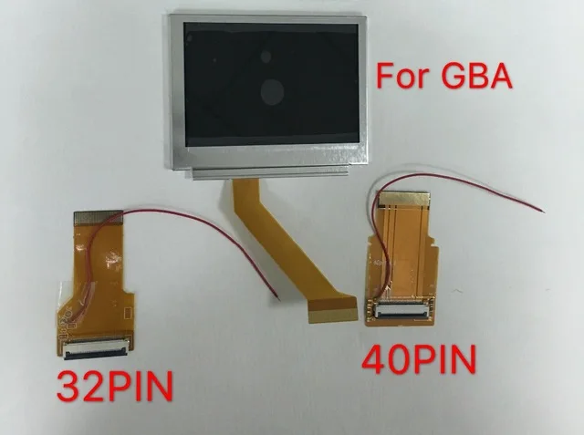 Para nintend gameboy advance tela lcd para gba sp ags 101 tela de alta ...