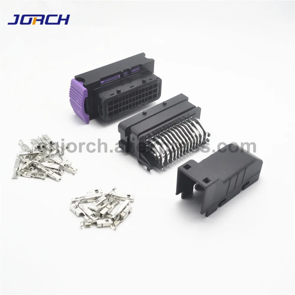 Free shipping 39pin automotive ecu connector plug male female 39P ...