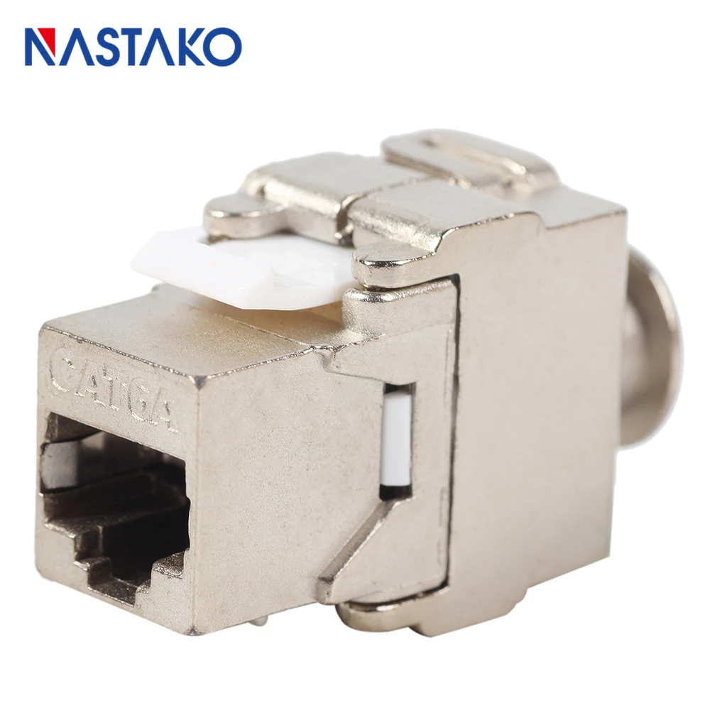 Adaptador de módulo Ethernet Keystone Cat6A RJ45, conector Keystone de ...
