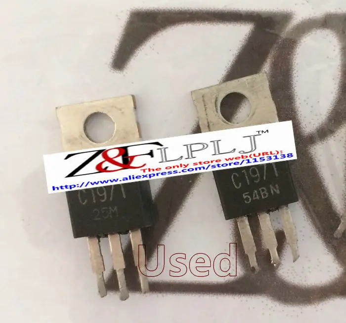 C1971 original brand Transistor / Type No. 2SC1971 (Used ,Short PIN ...