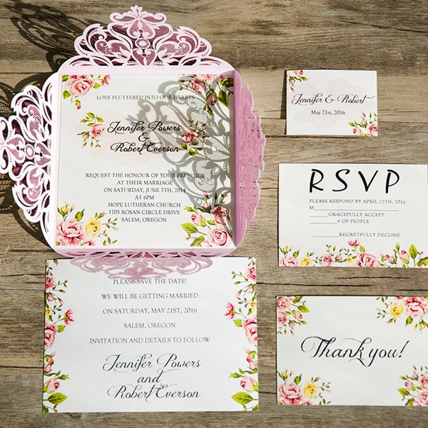 Wedding Invitation Paper Types