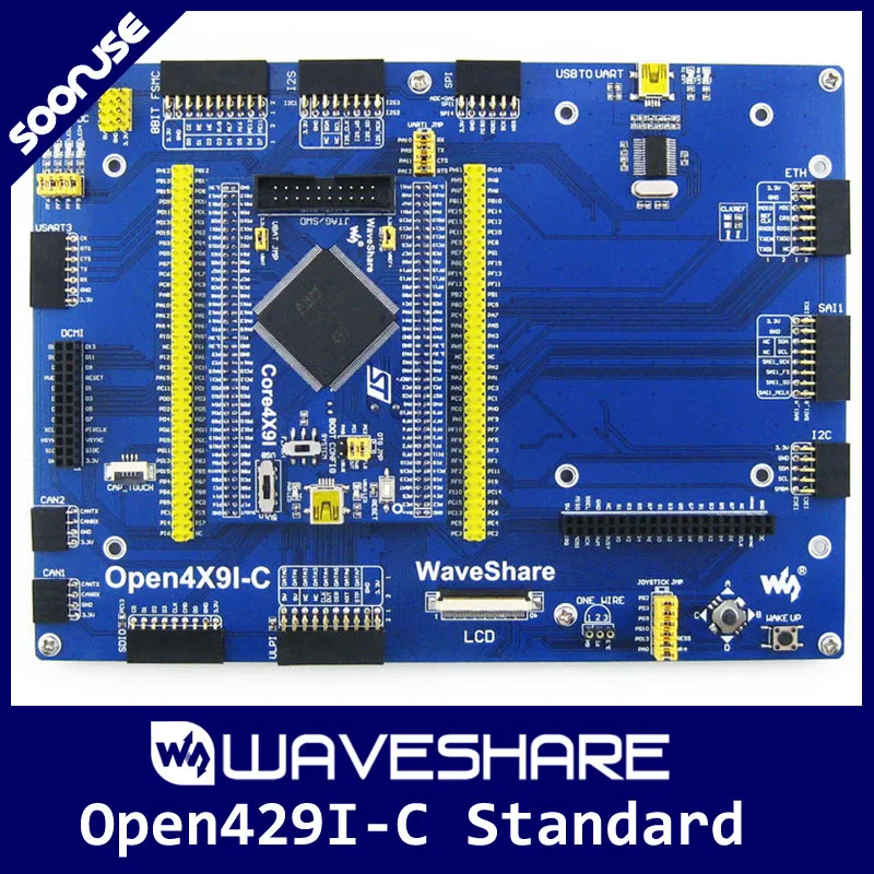 Waveshare Open429I C Standard STM32 Development Board STM32F429IGT6 ...