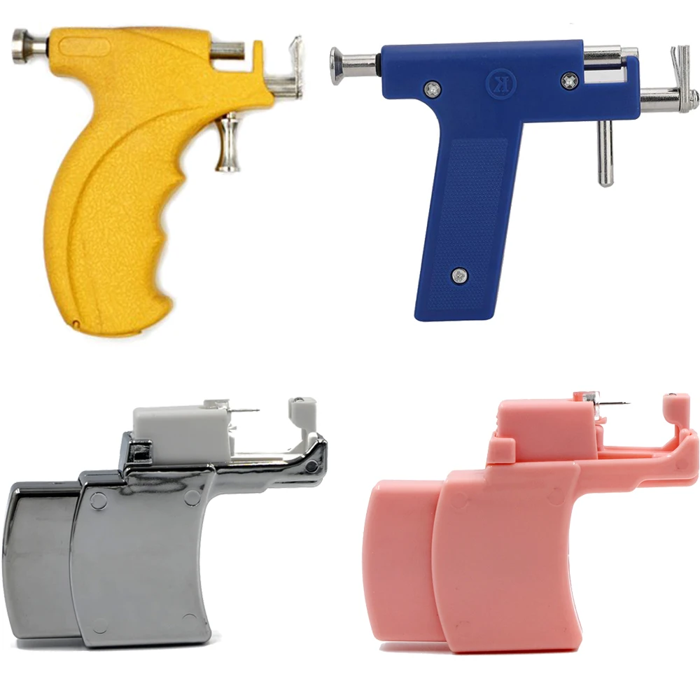 1Set-Professional-Piercing-Gun-Tools-Kit-Safety-Steriled-Ear-Nose ...