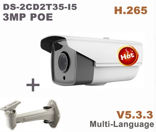 멀티 언어 DS 2CD2T35 I5 교체 DS 2CD2232 I53MP 총알 카메라 풀 HD POE CCTV 카메라|cctv ...