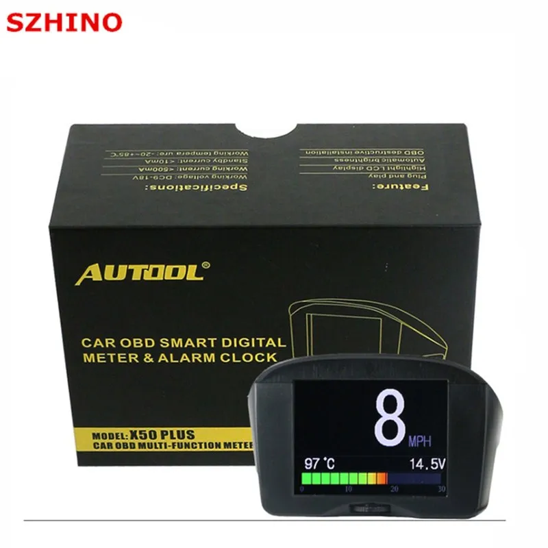 AUTOOL X50 Plus Car OBD2 Multi-function For Standard Petrol Diesel Auto ...