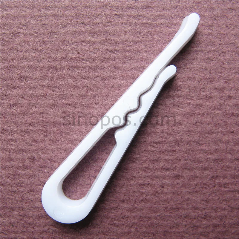 White Plastic Shirt Clips Toothed, Garment Peg Fashion Pants Socks ...