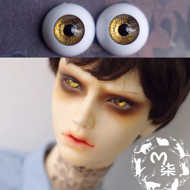1pair Dolls Accessories Eyeball Acrylic Doll Eyes Bjd Eyes 12mm 14mm 16mm In Dolls Accessories