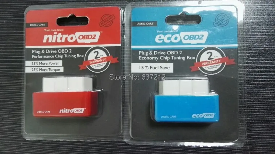 NitroOBD ecoOBD Chip Performance Turning Box For Diesel Cars ECU Remap ...