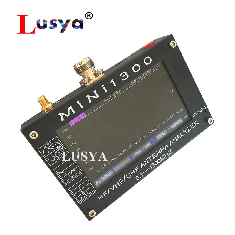 Mini1300 4," сенсорный lcd 0,1-1300 MHz 13.GHz UV HF VHF UHF ANT КСВ ...