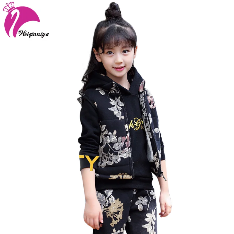 Girls Sets Clothing Girls Sports Suit Winter Christmas Costume For ...