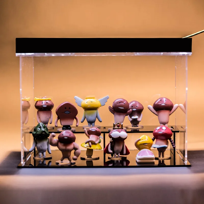 12pcs/set Touch Detective Funghi Cute Mushroom Men Model Toy PVC ...