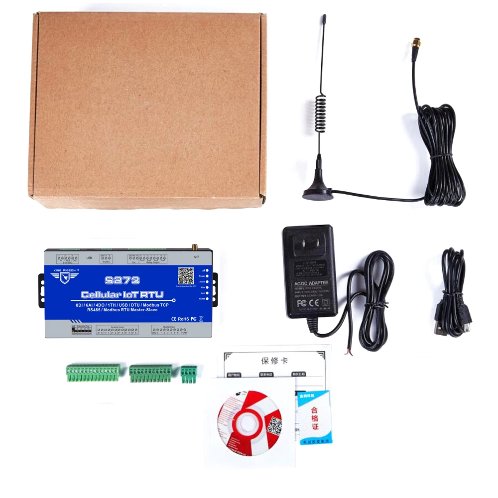 Industrial IOT Gateway 3G 4G Cellular IoT Modbus RTU Slave/Master 1 ...