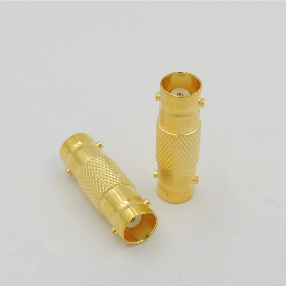 Gold plated BNC Female to BNC Female Jack Straight Coupler Convert ...
