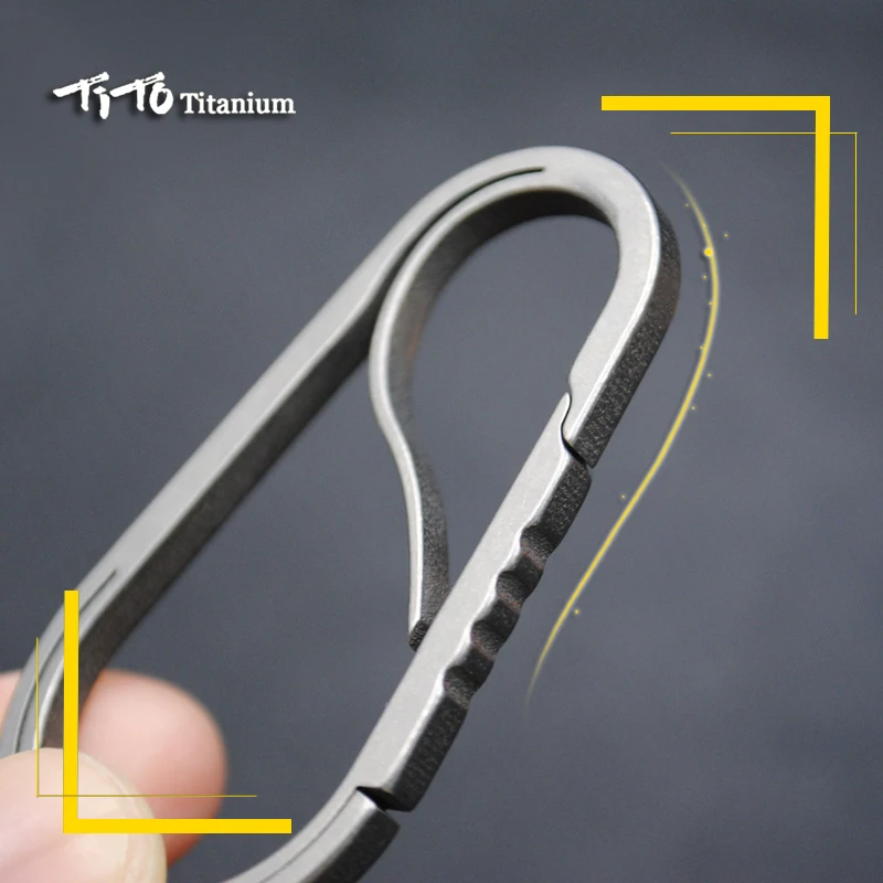 TiTo-Titanium-alloy-Fast-Hang-Tools-Key-Holder-Sport-Outdoor-Carabiner ...