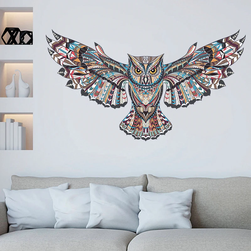 Removable Colorful Owl Kids Nursery Rooms Decorations Wall Decals Birds ...