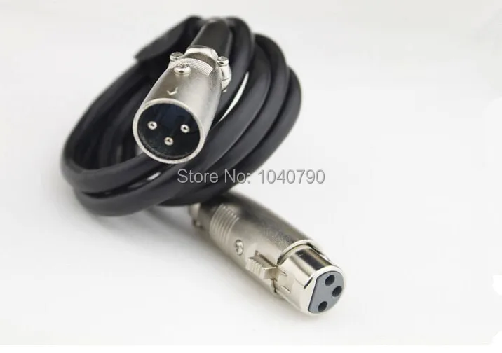 XLR-3Pin-Mic-Cable-Cord-Microphone-Audio-Male-to-Female-Shielded-Phone ...