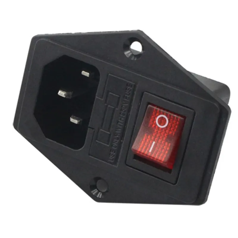3d Printer Parts 1pcs 15a 250v 3 In 1 Fuse Power Switch Ac Power Outlet ...