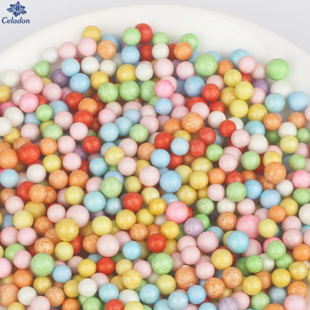 Bolas de espuma coloridas 2 4mm, bolas decorativas para casamento e ...
