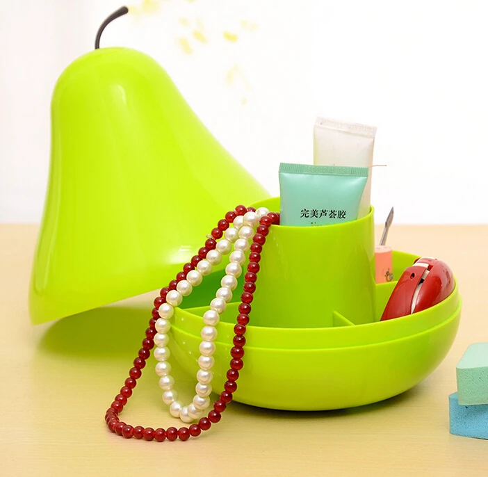 Multifunction Fashion Pear pod container Pear Storage Box Makeup ...