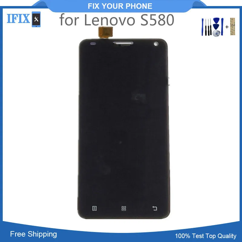 Lcd for Lenovo S580 Display with Touch Screen Digitizer Assembly Black ...