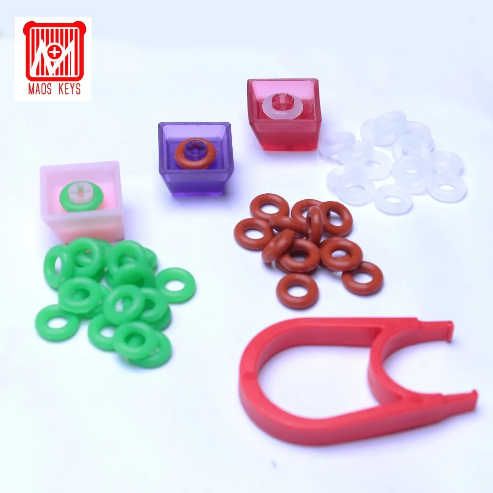 Switch Keycap O-ring Sound Dampeners White For Mechanical Keyboard Keys ...