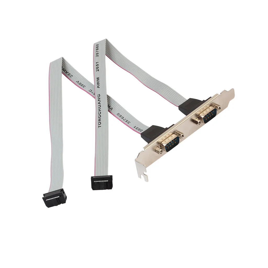 DB9 to 10 Pin Adapter Dual DB9 IDC 10 PIN Cable SinLoon 2xDB9(RS232 ...